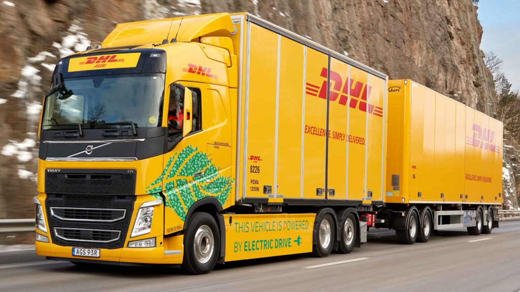 DHL va testa un camion electric Volvo de 60 de tone în transporturi ...