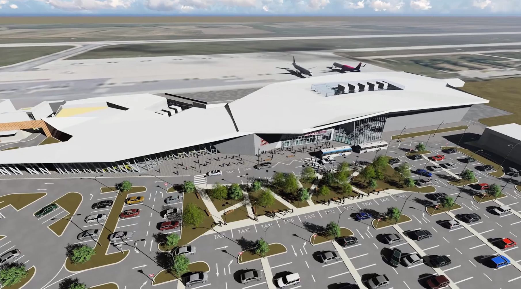 Aeroportul Internațional Timișoara, investiții majore - Cargo & Bus