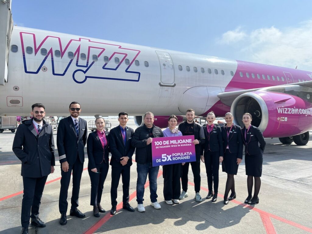 Wizz Air, 100 de milioane de pasageri în 18 ani de prezență în România ...